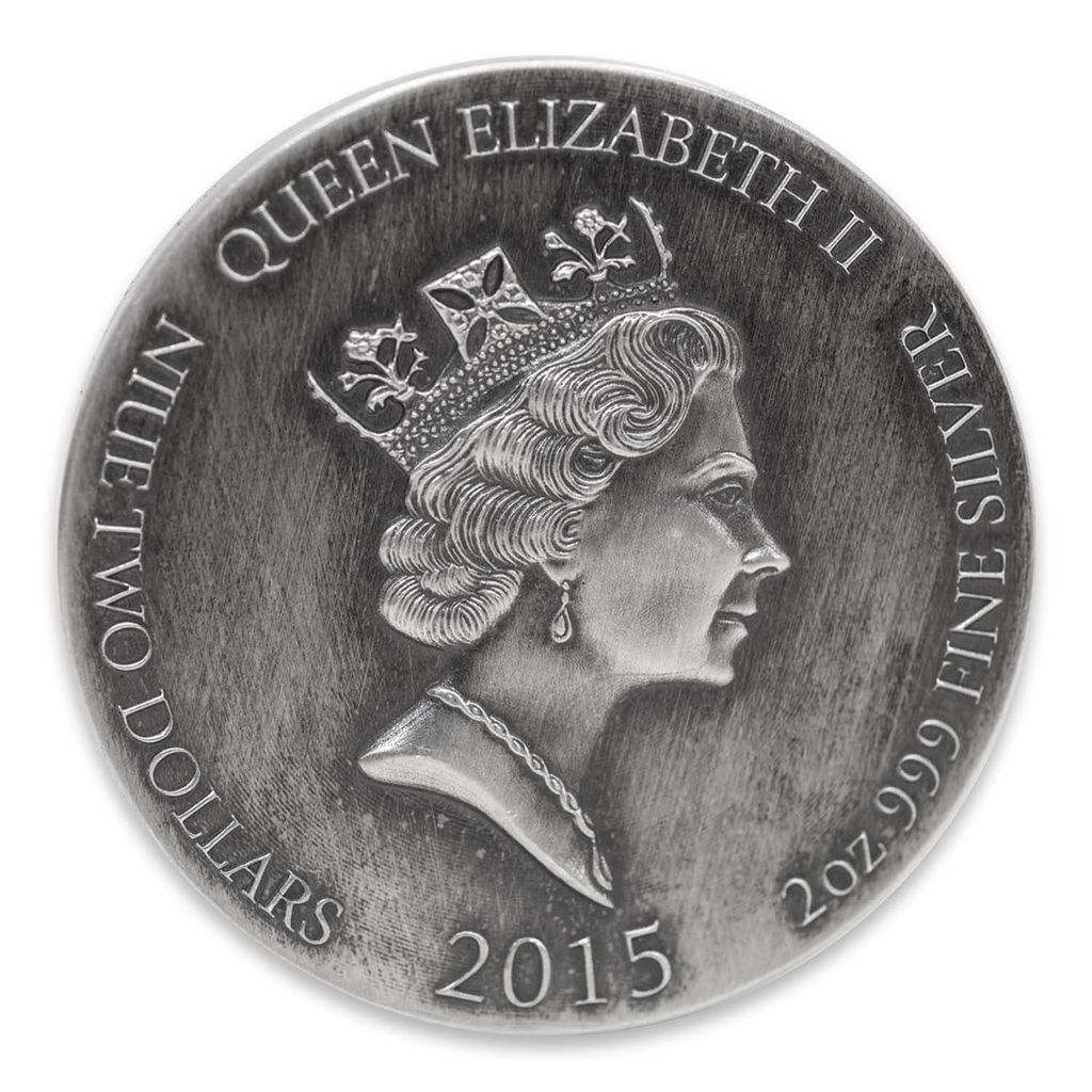 2015 Vikings | King Cnut 2 Oz Silver Coin