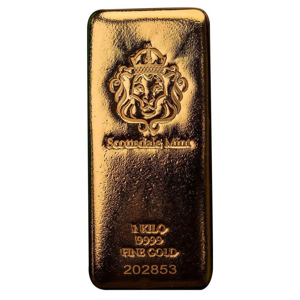 Buy 1 Kilo Gold Bars Online | .999 Fine Gold
