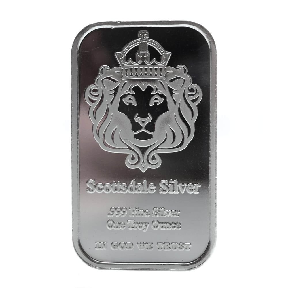 Buy 1 oz Silver Bars Online | .999 Fine Silver | Scottsdale Mint