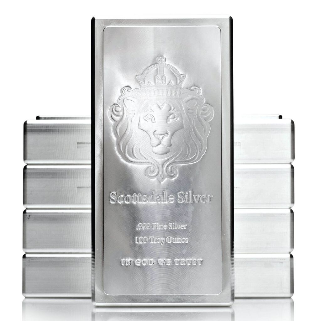 Buy High Quality 100 oz Silver Bars Online