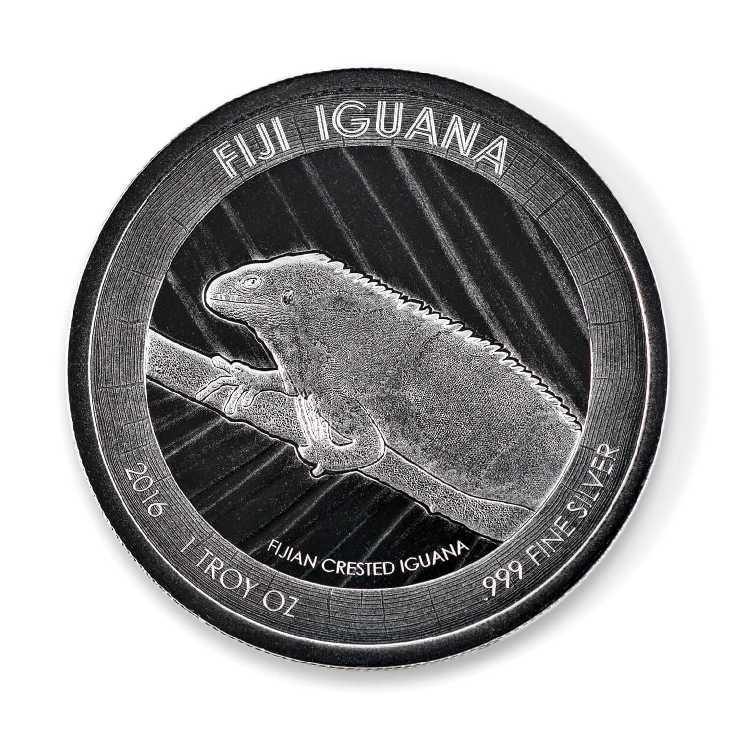 2016 Fiji Iguana 1 Oz Silver Coin Legal Tender