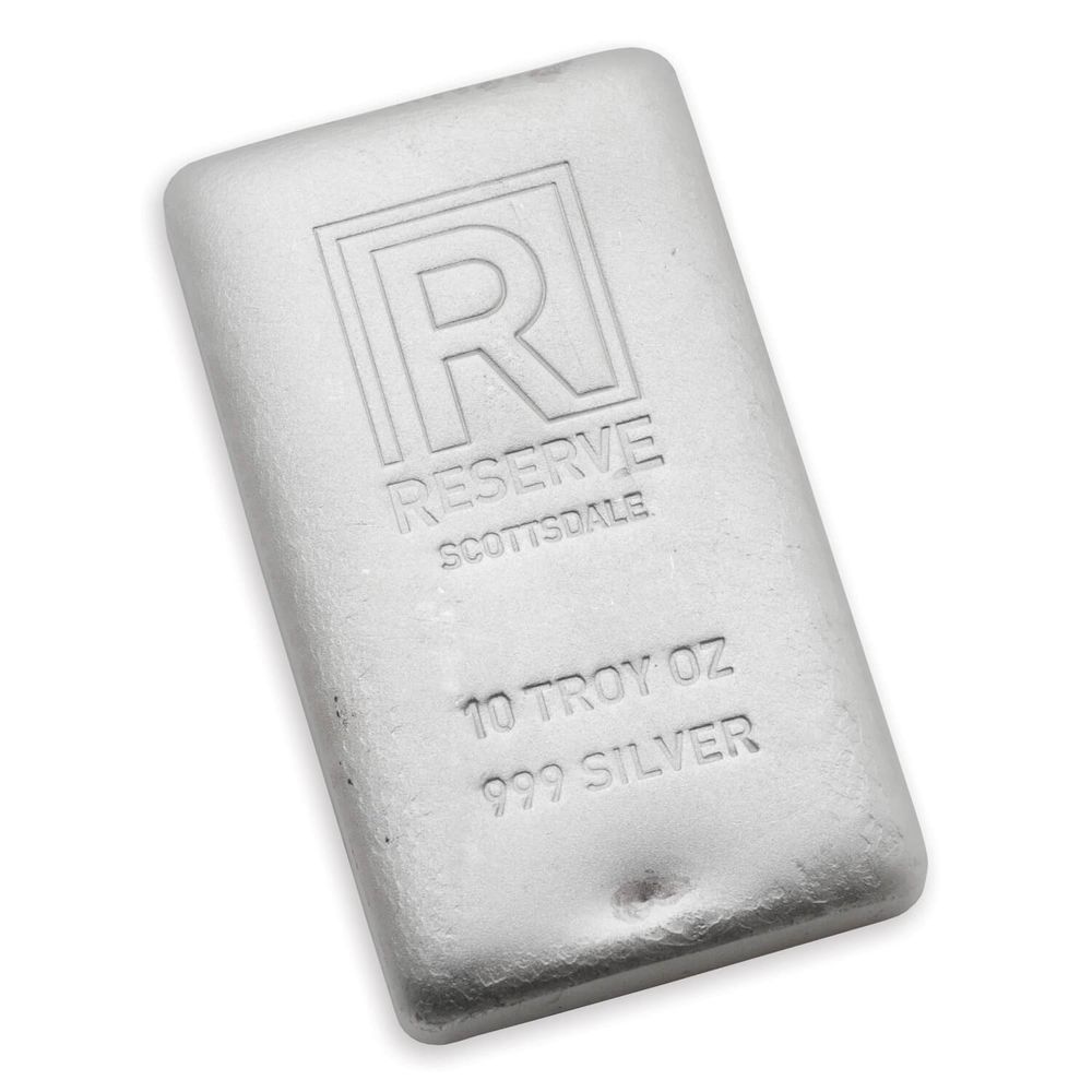 Scottsdale Silver RESERVE 10 Oz Silver Bar