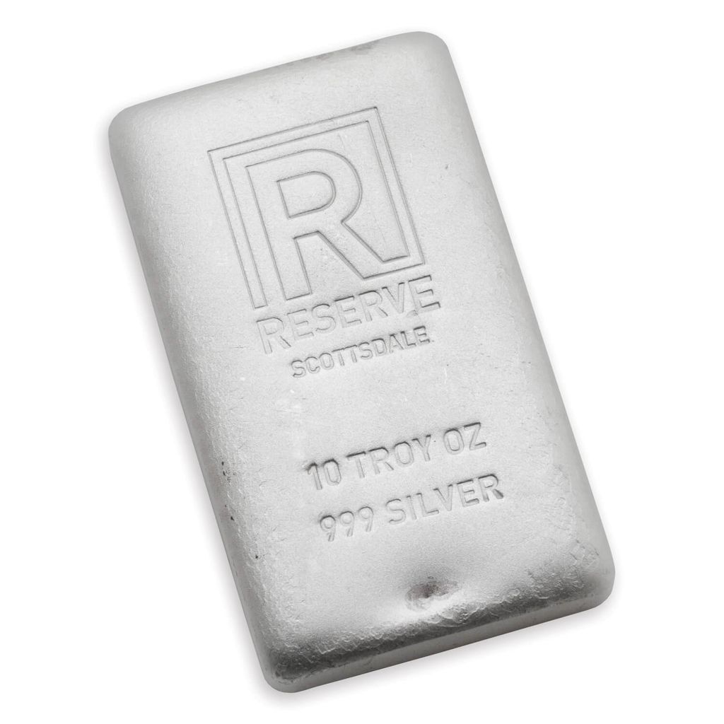 Scottsdale Silver RESERVE 10 Oz Silver Bar