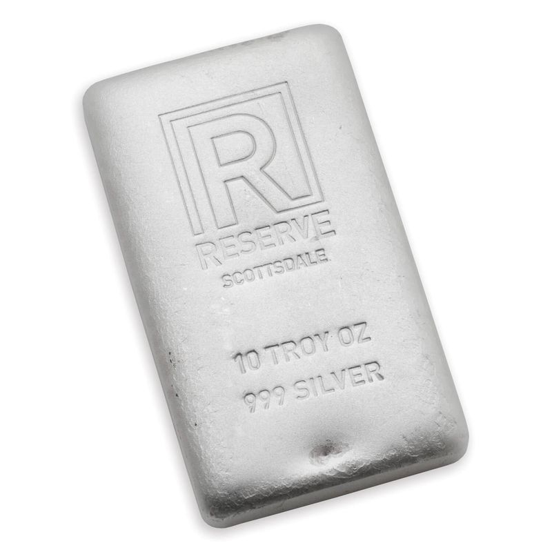Scottsdale Silver RESERVE 10 Oz Silver Bar