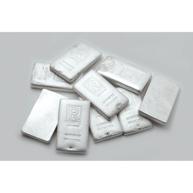 Scottsdale Silver RESERVE 10 Oz Silver Bar