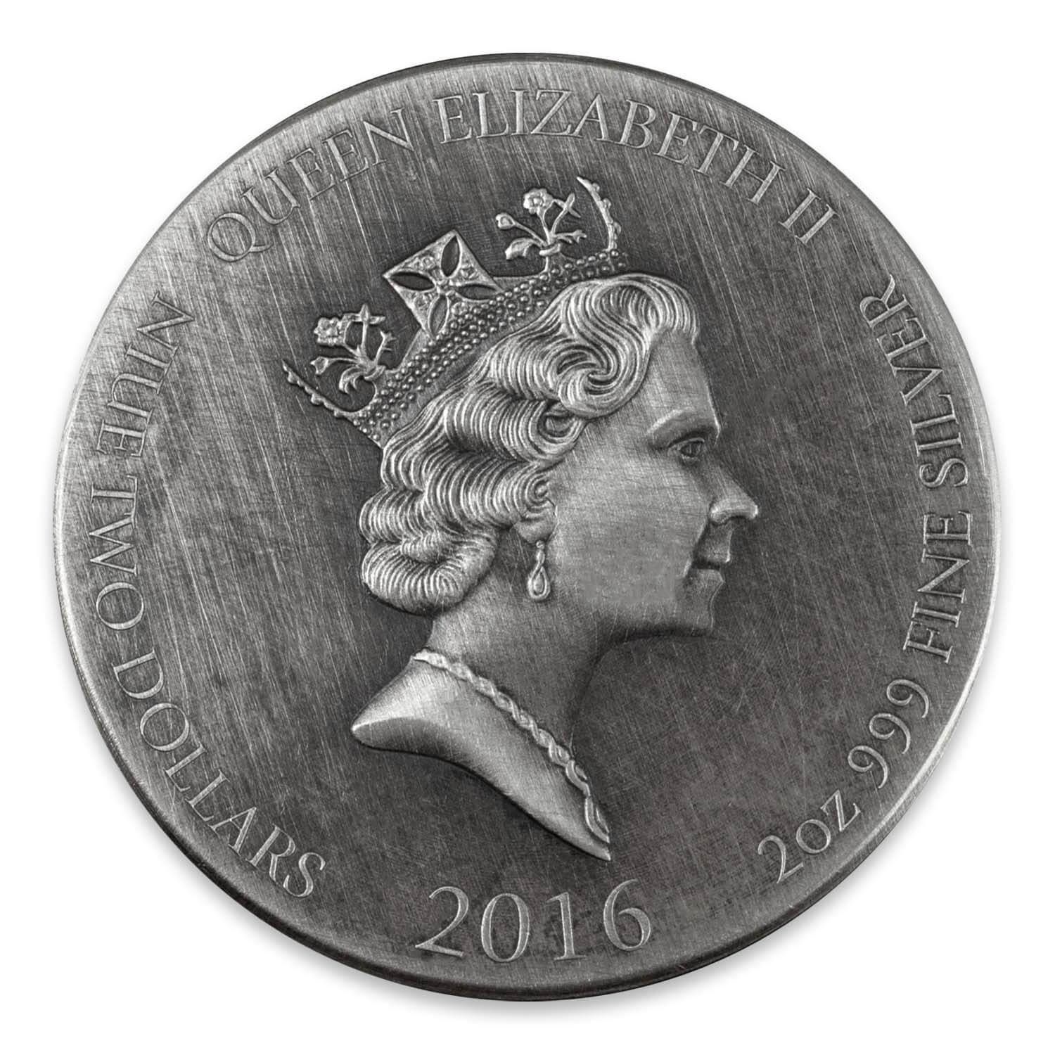 2016 Vikings | Harald Fairhair 2 oz Silver Coin Silver Coins