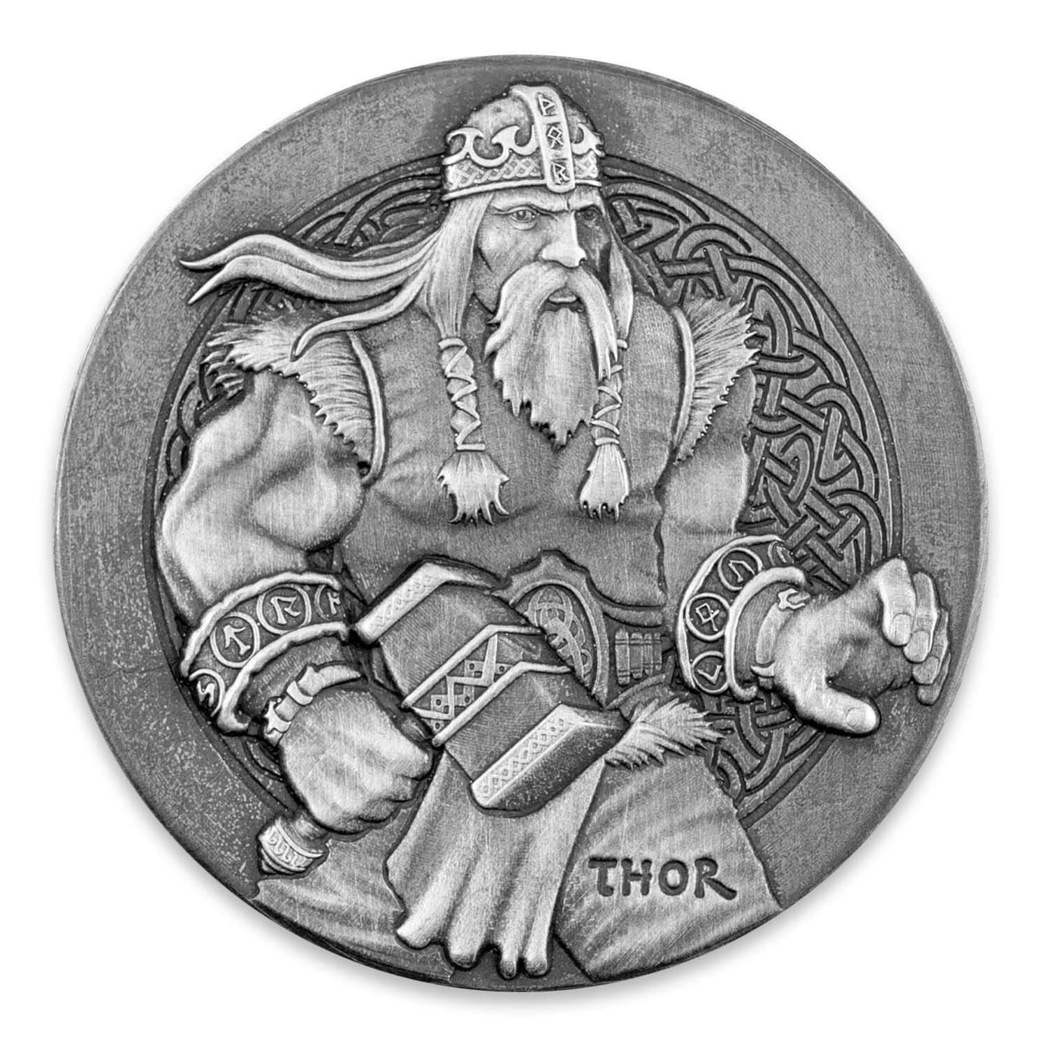 2016 Vikings | Thor 2 oz Silver Coin | Scottsdale Mint Silver Coins