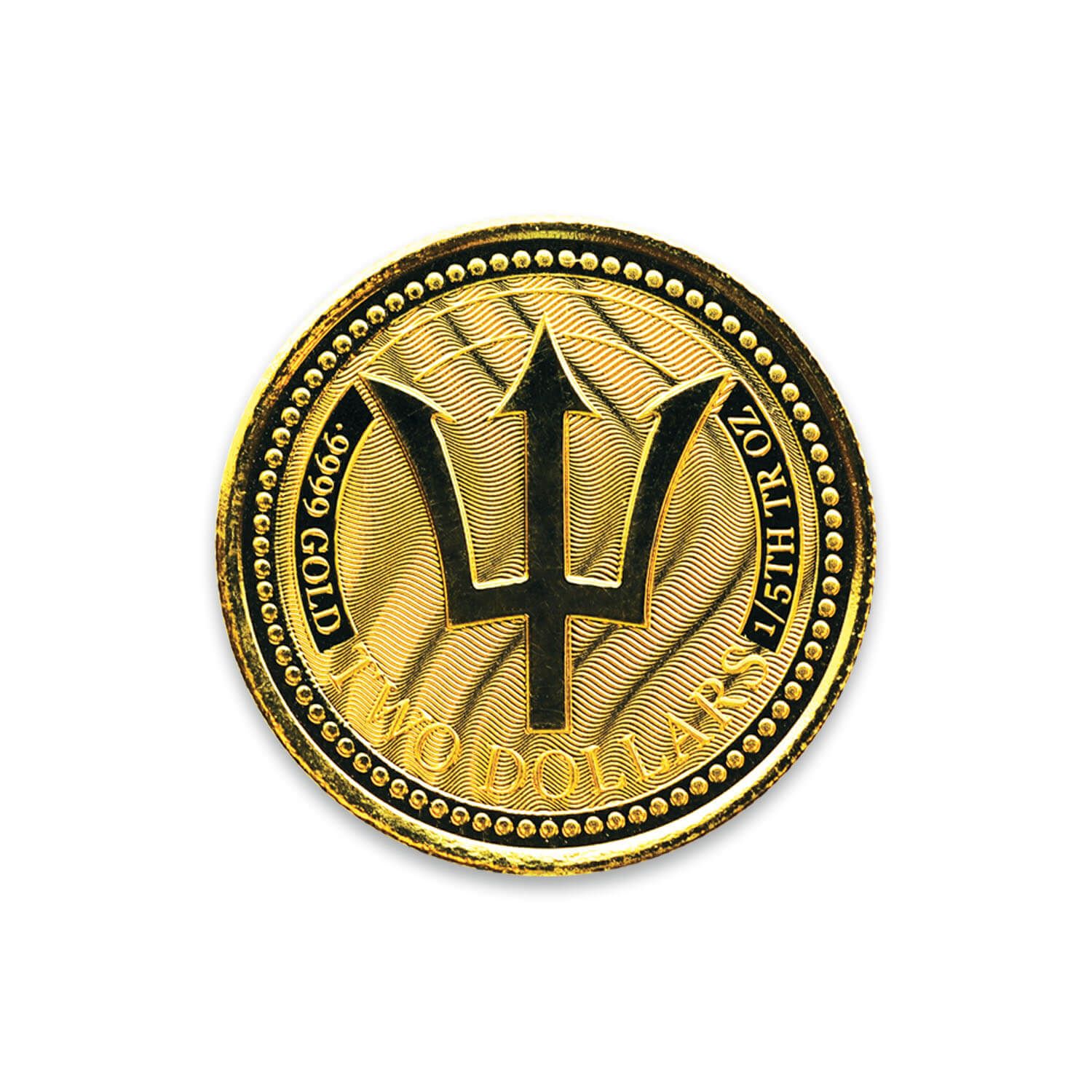 2017 Barbados Trident One-Fifth Ounce Gold Coin Gold Coins
