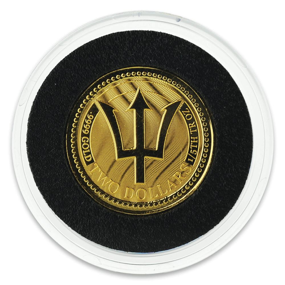 2017 Barbados Trident One-Fifth Ounce Gold Coin Gold Coins