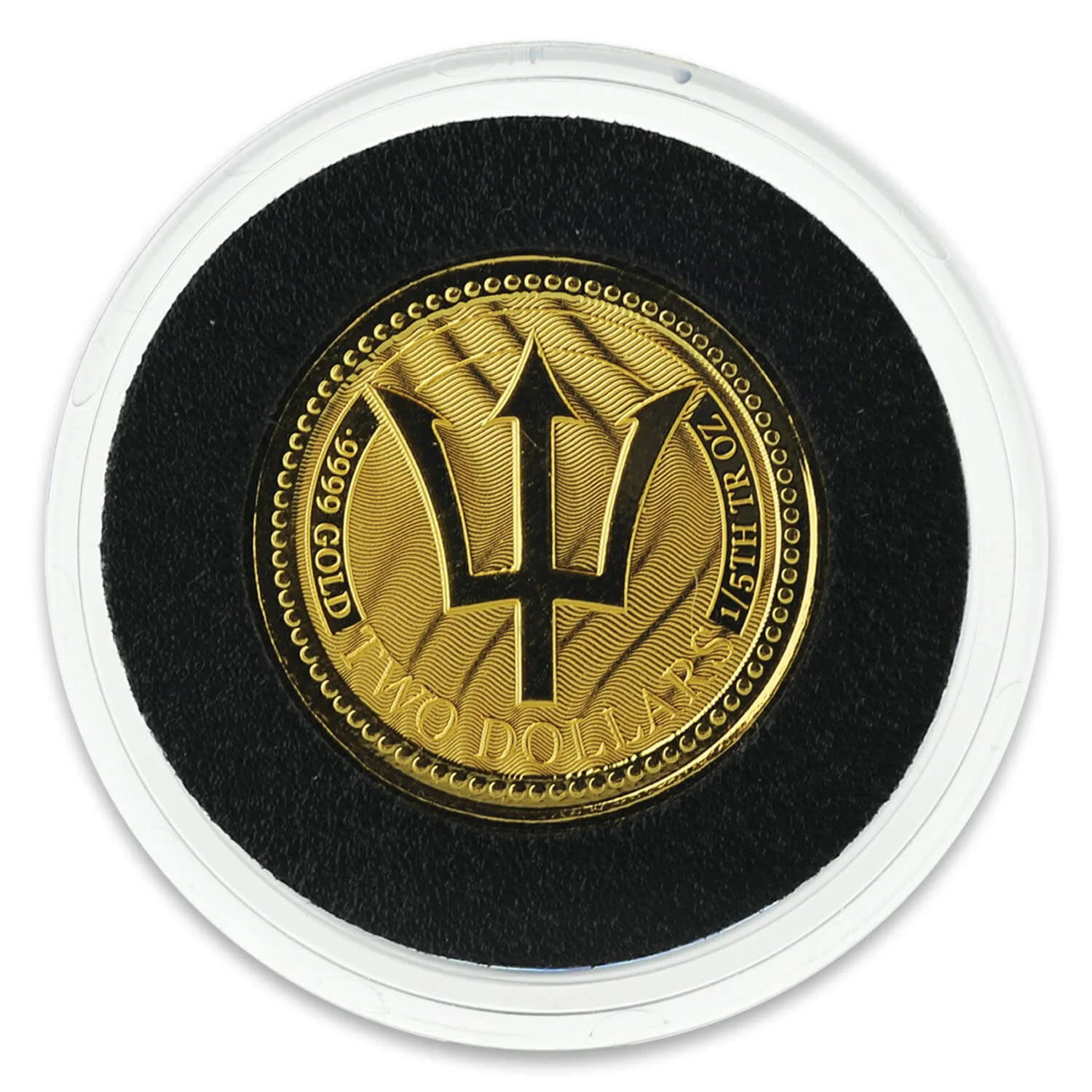2017 Barbados Trident One-Fifth Ounce Gold Coin Gold Coins