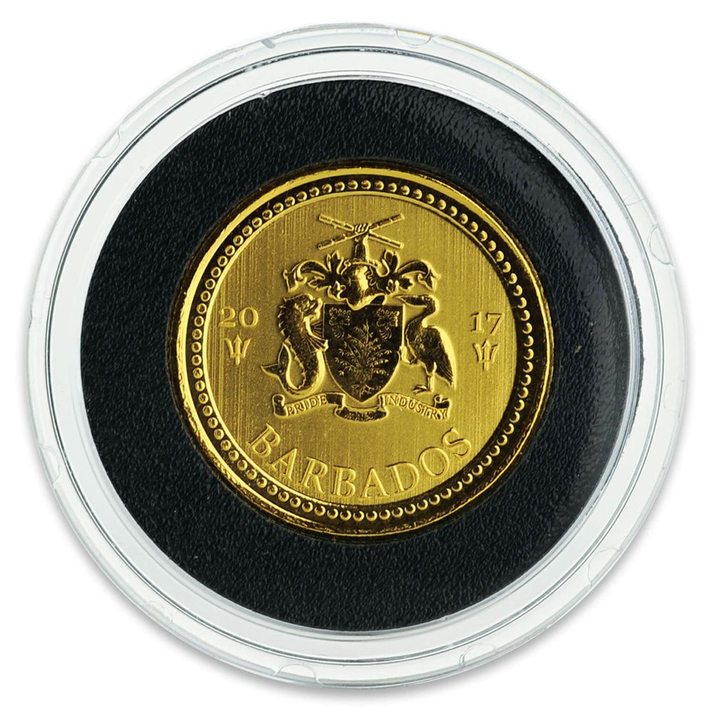2017 Barbados Trident One-Fifth Ounce Gold Coin Gold Coins