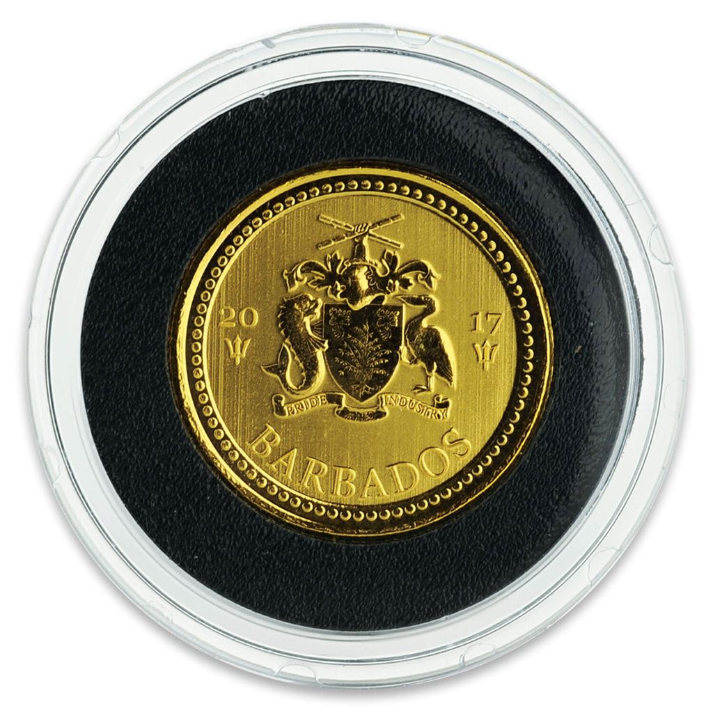 2017 Barbados Trident One-Fifth Ounce Gold Coin Gold Coins