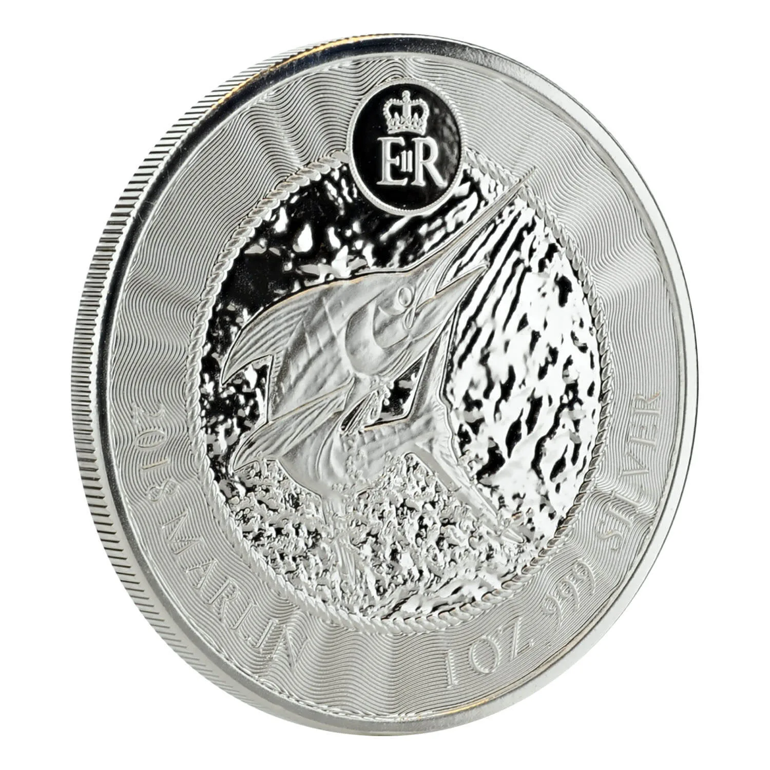 2018 Cayman Islands Marlin 1 oz Silver Coin Tube