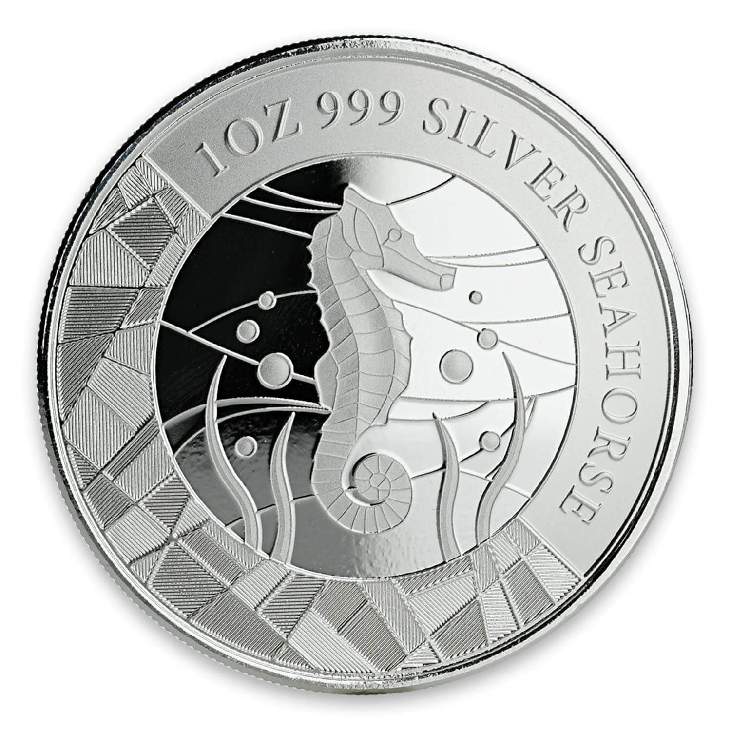 2018 Samoa Silver Seahorse 1 oz Silver Coin