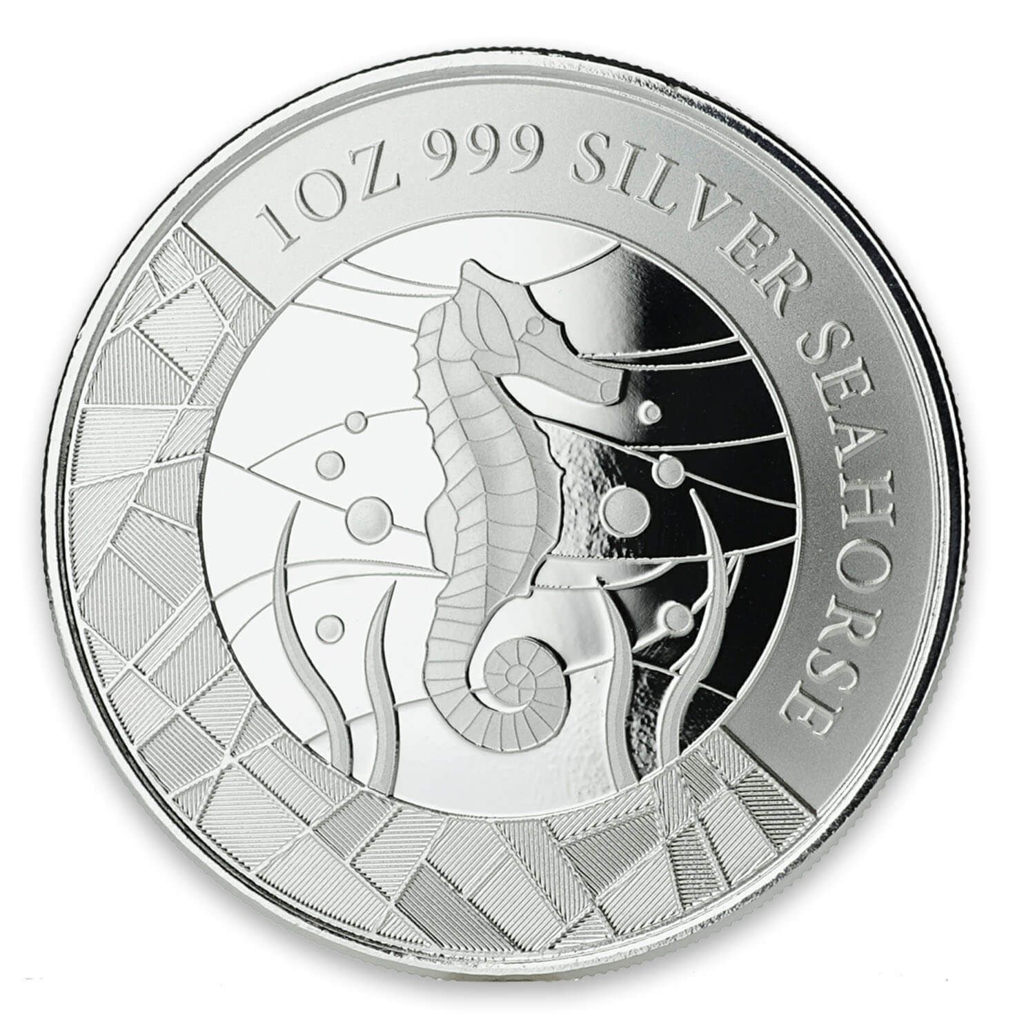 2018 Samoa Silver Seahorse 1 oz Silver Coin