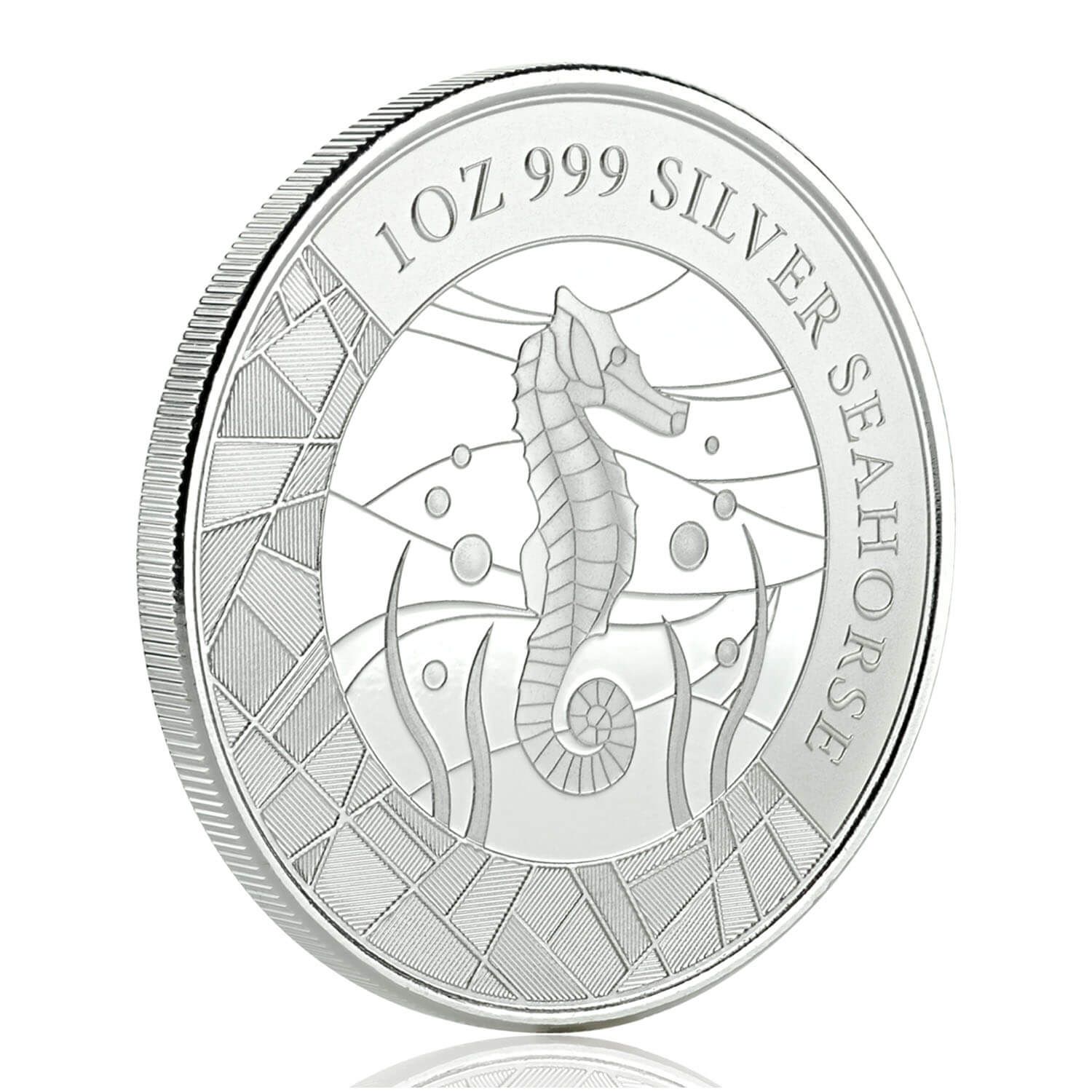 2018 Samoa Silver Seahorse 1 oz Silver Coin