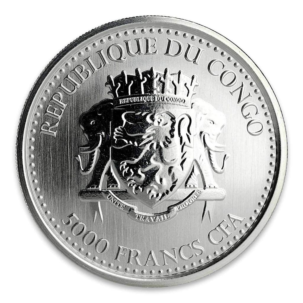 Secondary 2018 Tubes of 20 oz Congo Silverback Gorilla 1 oz Silver ...