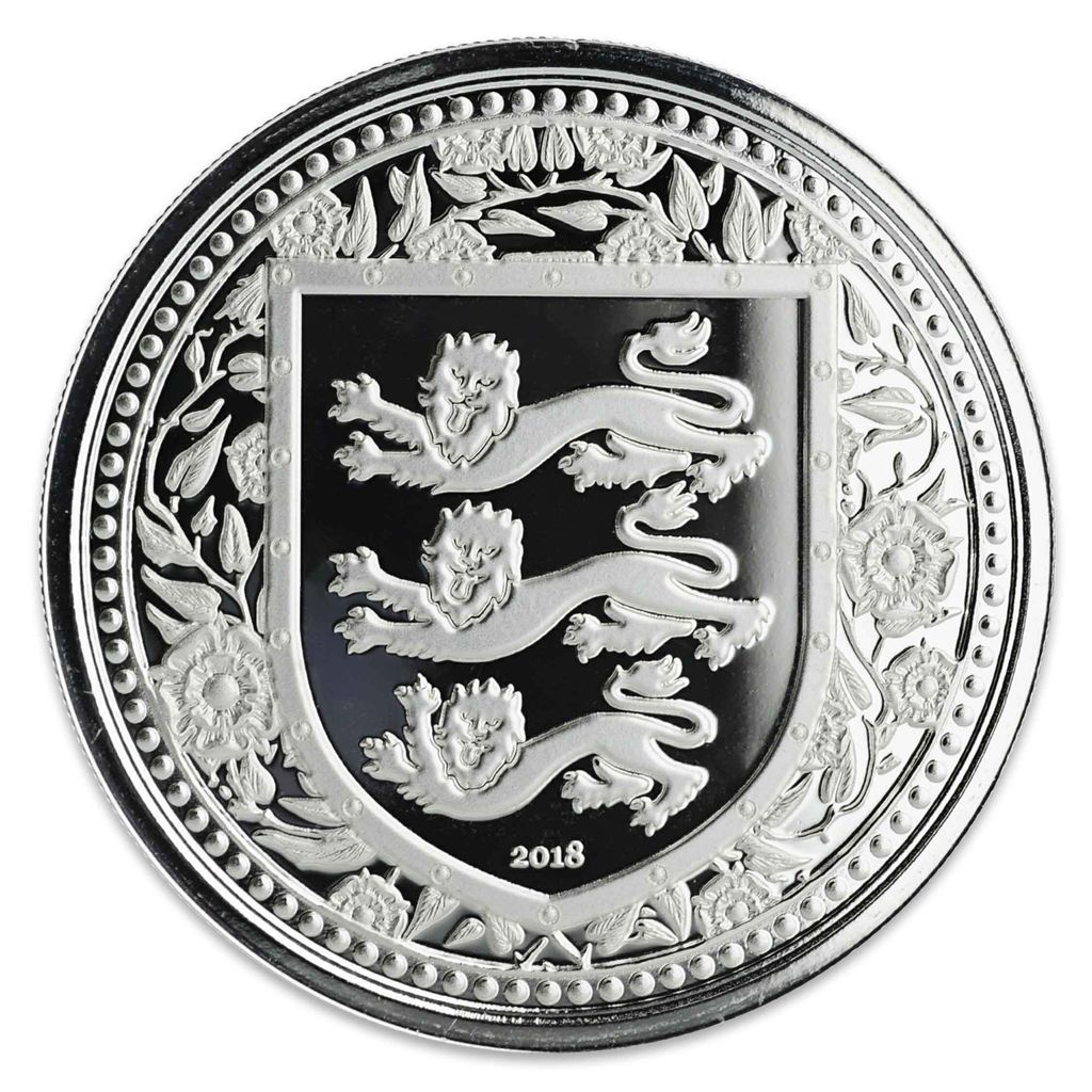 2018 Royal Arms of England 1 oz Silver Coin