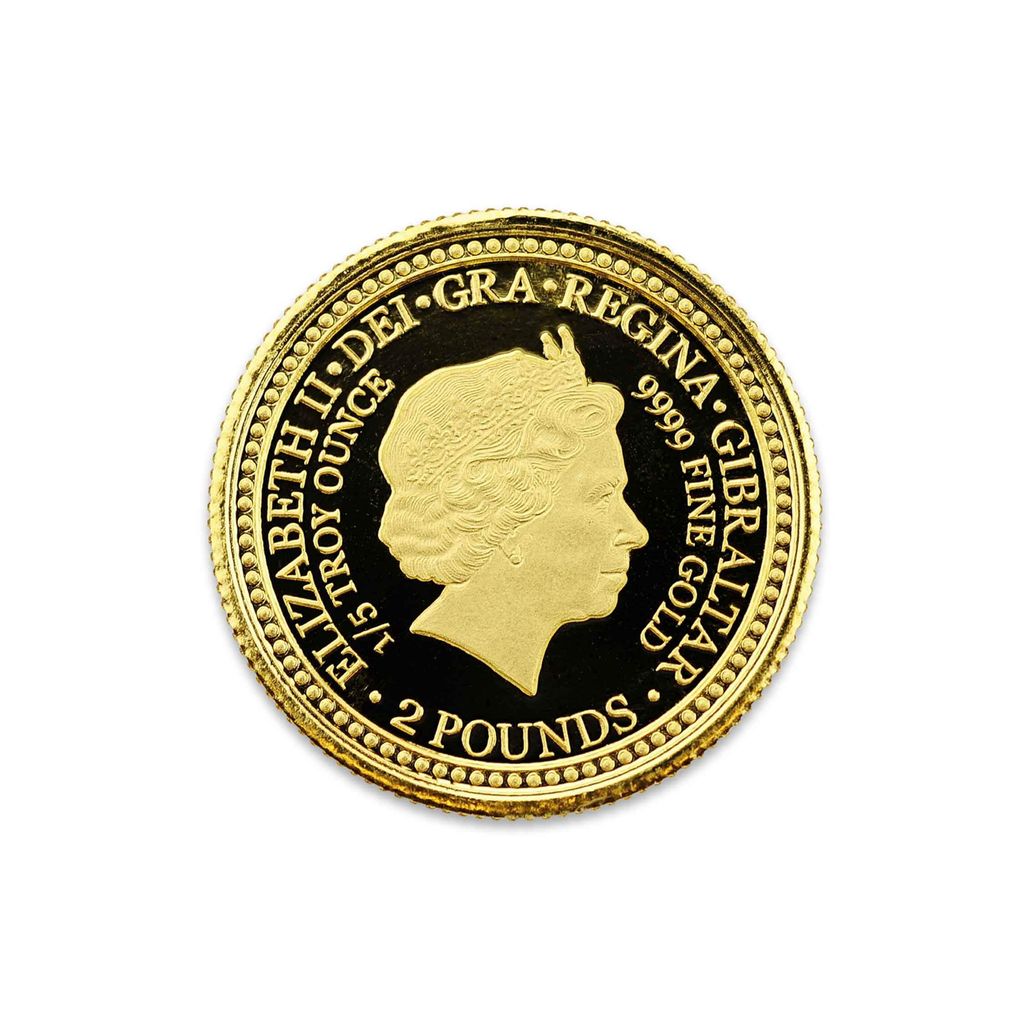 2018 Royal Arms of England 1/5 oz Gold Coin