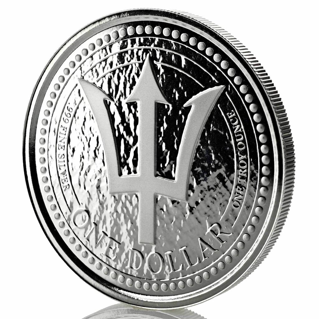 2018 Barbados Trident 1 oz Silver Coin | Silver Bullion