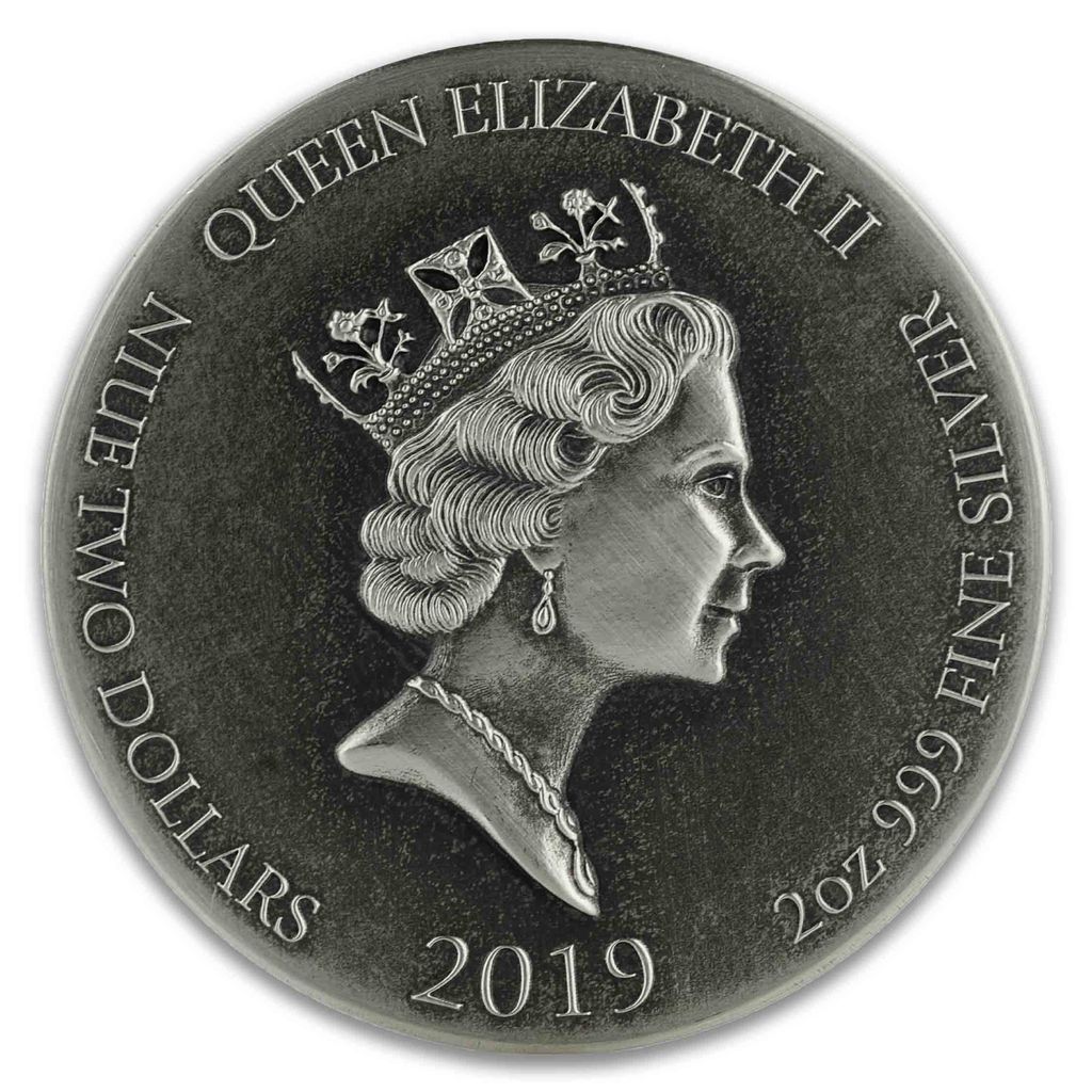 2019 Biblical Coin Series | Samson Slays the Lion 2 oz Silver Coin