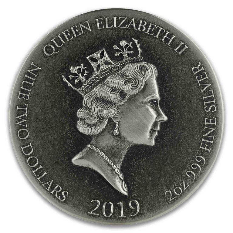 2019 Biblical Coin Series | Samson Slays the Lion 2 oz Silver Coin