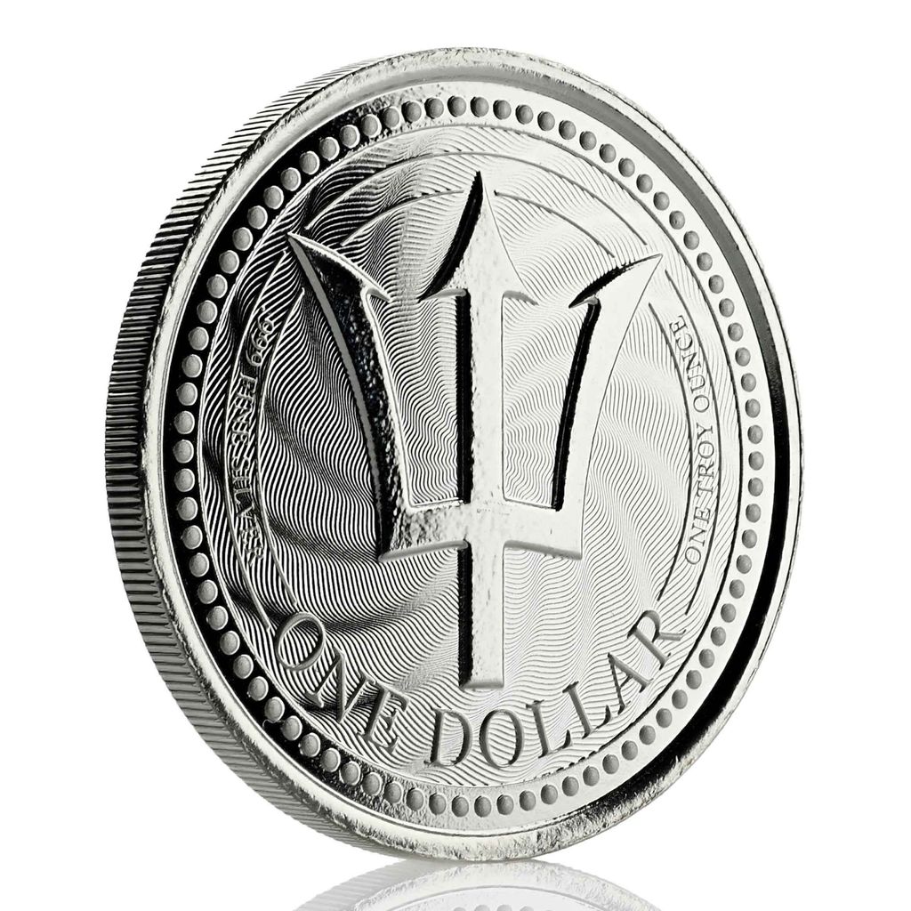Shop 2019 Barbados Trident 20 x 1 oz Silver Coins Tube Special
