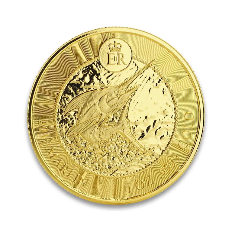 2019 Cayman Islands Marlin 1 oz Gold Coin Gold Coins