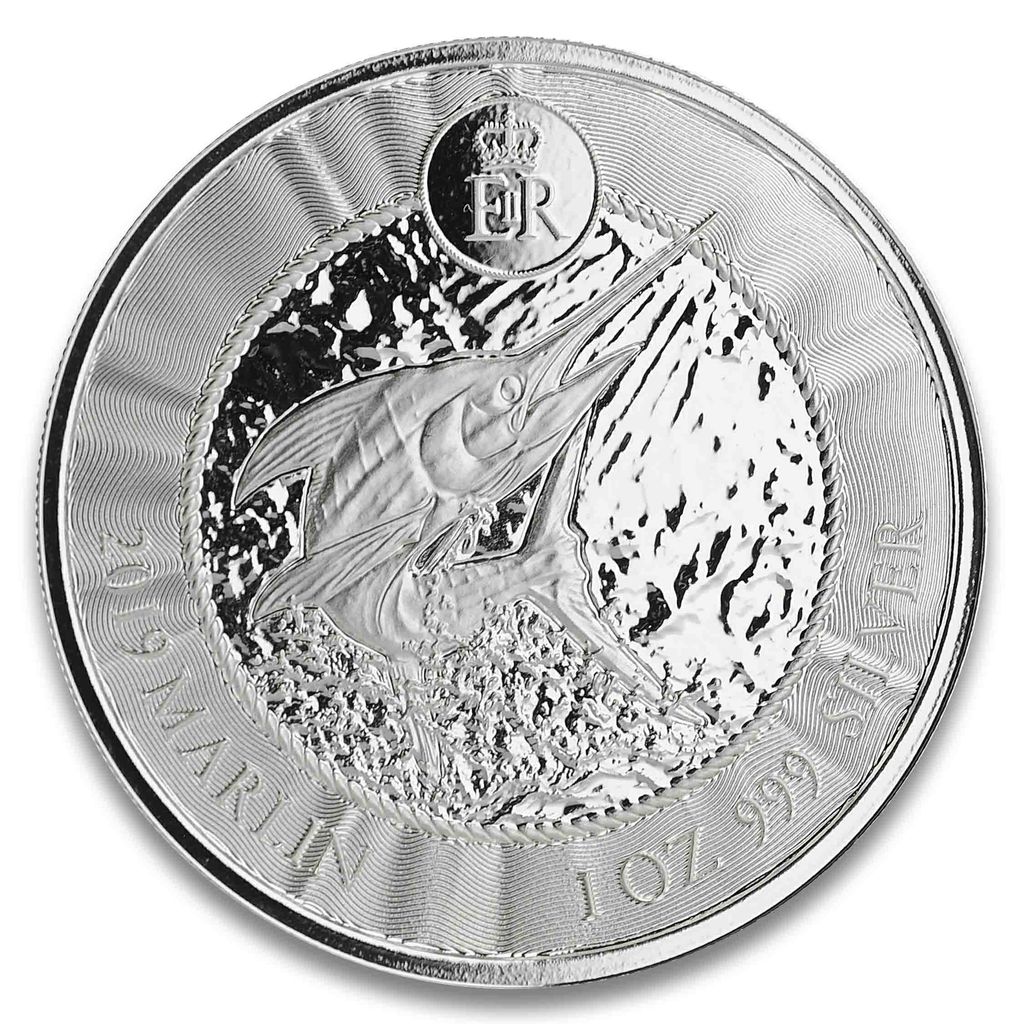 2019 Cayman Islands Marlin 1 oz Silver Coin | Scottsdale Mint