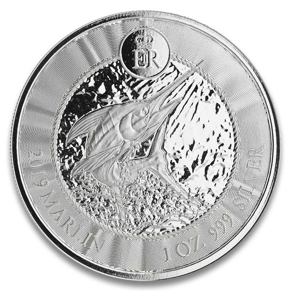 2019 Cayman Islands Marlin 1 oz Silver Coin | Scottsdale Mint