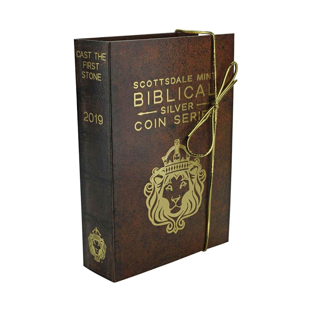 2019 Biblical Coin Series | Cast the First Stone 2 oz Silver Coin