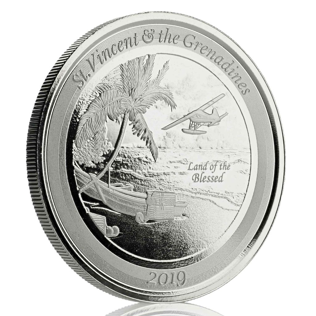 2019 EC8 St. Vincent & the Grenadines "Island Hopping" 1oz Silver Coin