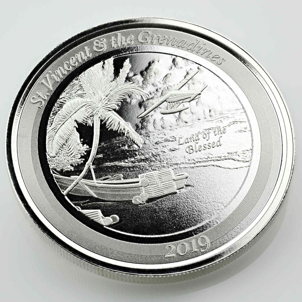 2019 EC8 St. Vincent & the Grenadines "Island Hopping" 1oz Silver Coin