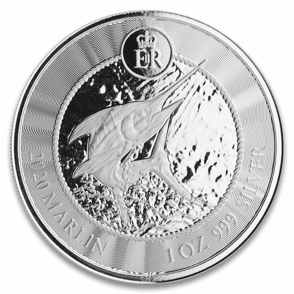 2020 Cayman Islands Marlin 1 oz Silver Coin