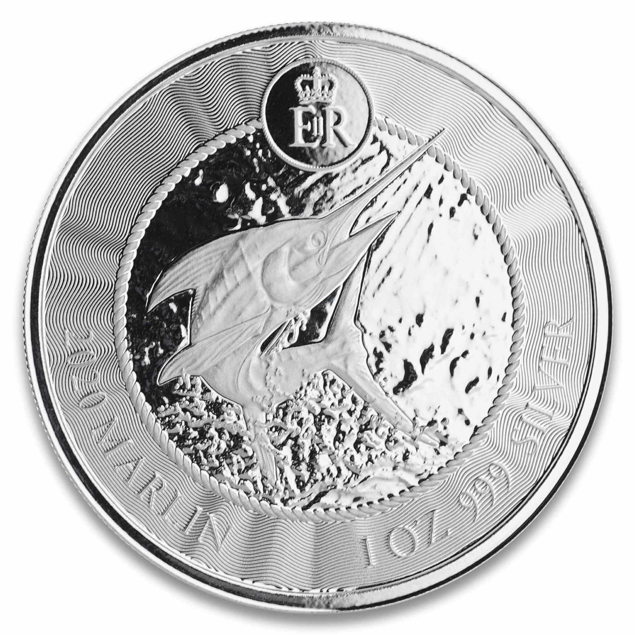 2020 Cayman Islands Marlin 1 oz Silver Coin