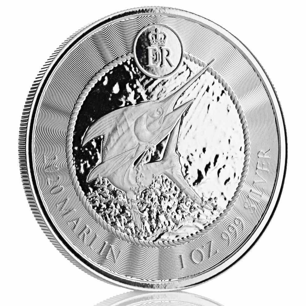 2020 Cayman Islands Marlin 1 oz Silver Coin
