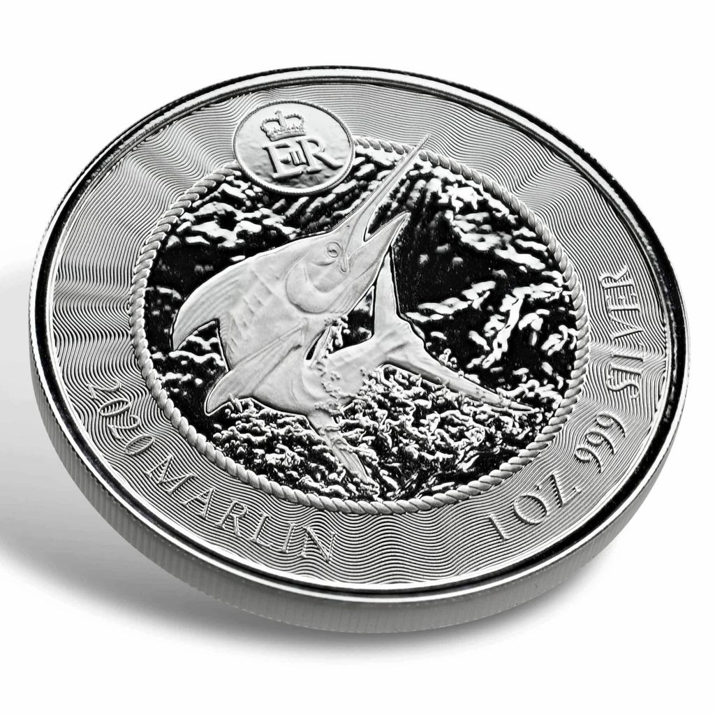 2020 Cayman Islands Marlin 1 oz Silver Coin