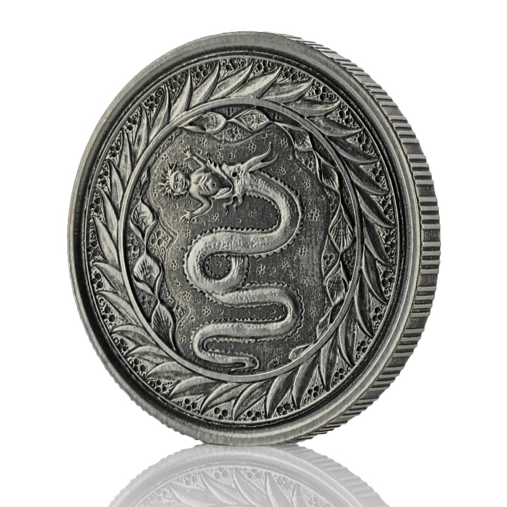2020 Samoa Serpent of Milan Half-Ounce Antique-Proof Silver Coin