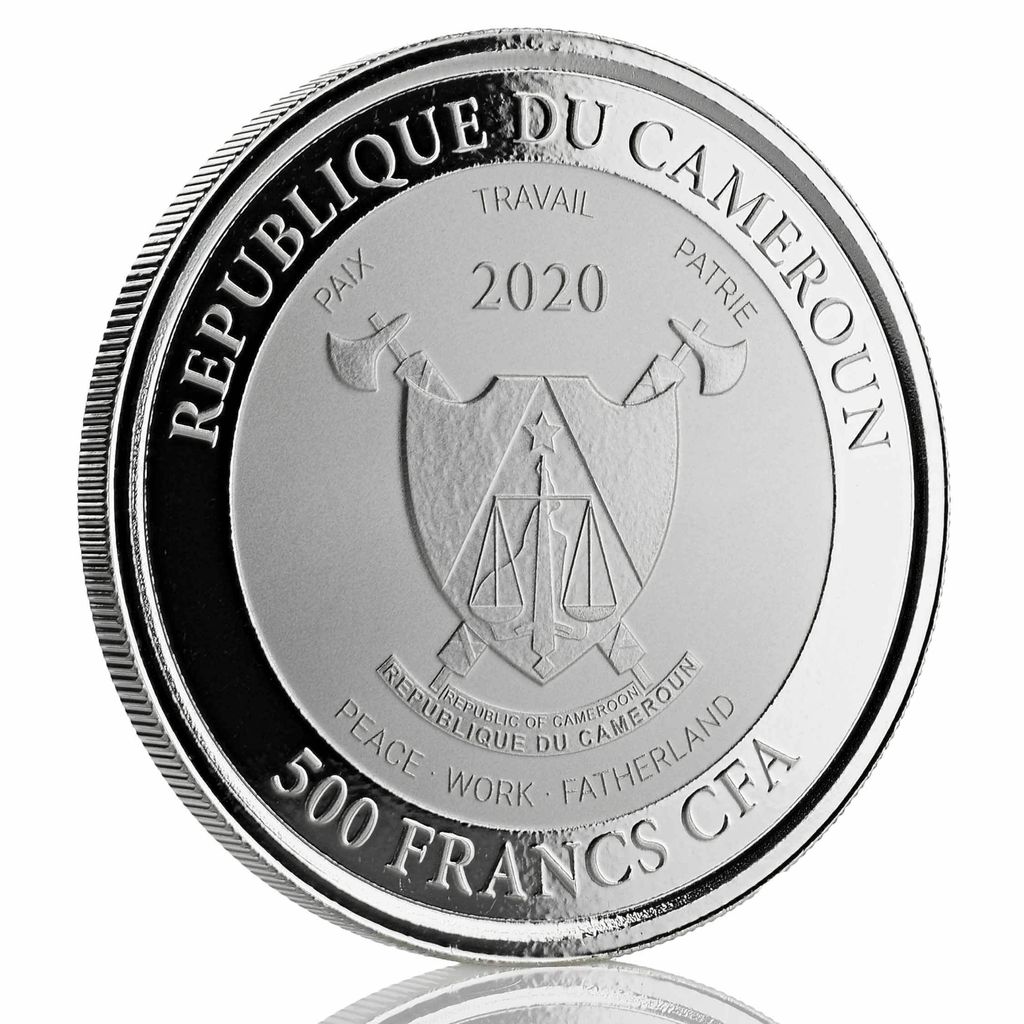 2020 Cameroon Mandrill 1 oz Silver Coin Legal Tender
