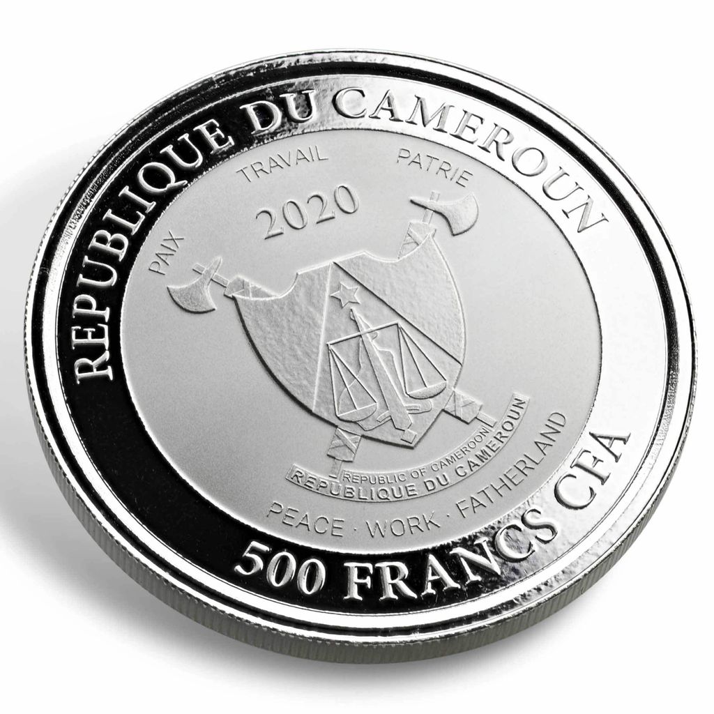 2020 Cameroon Mandrill 1 oz Silver Coin Legal Tender