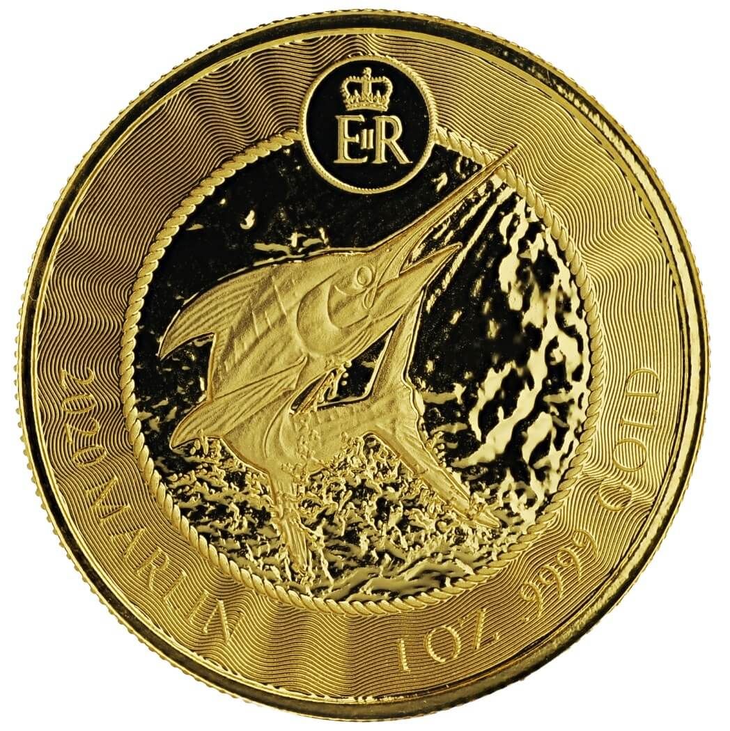 2020 Cayman Island Marlin 1 oz Gold Coin