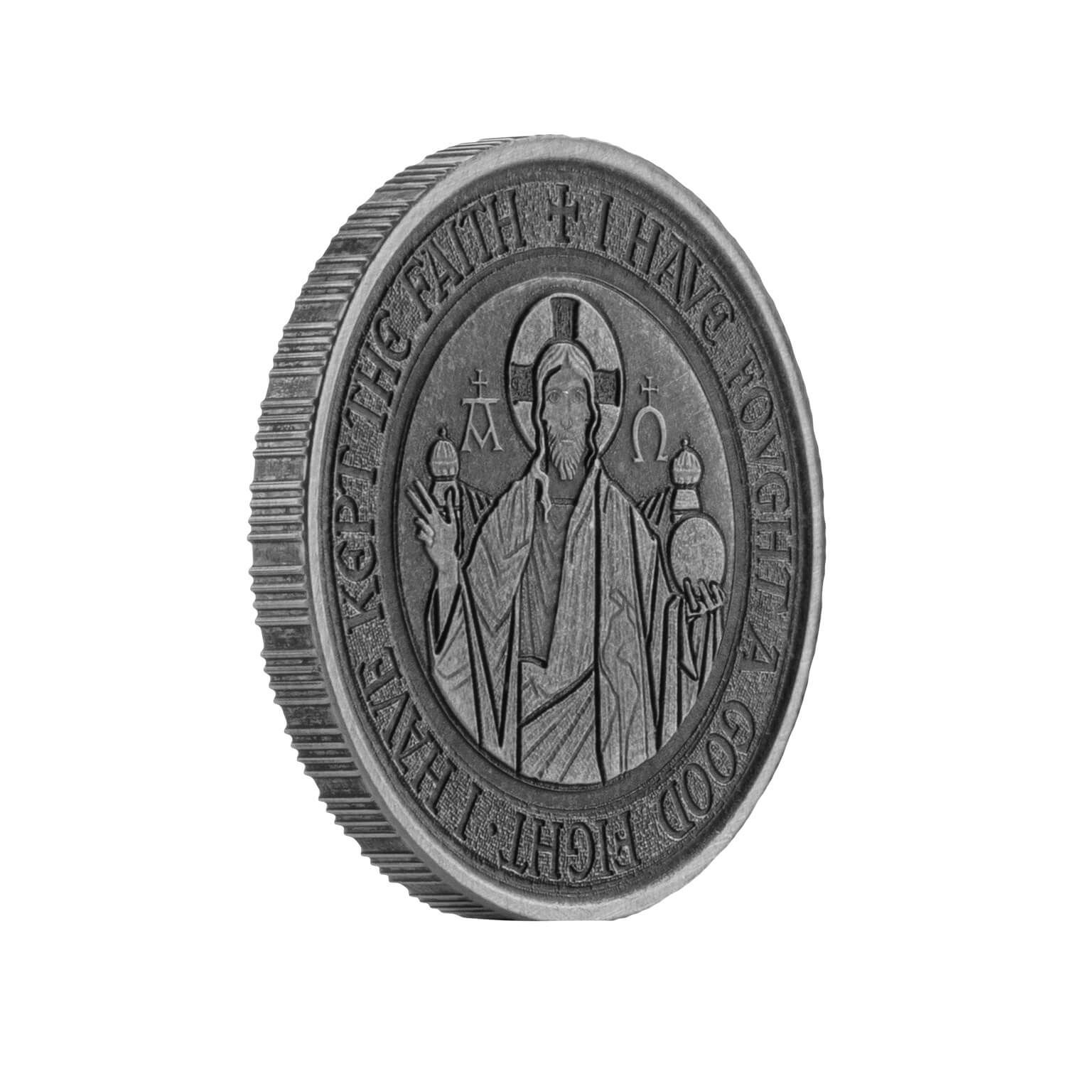 2021 Samoa Alpha & Omega 1/2 oz Silver Antique Coin