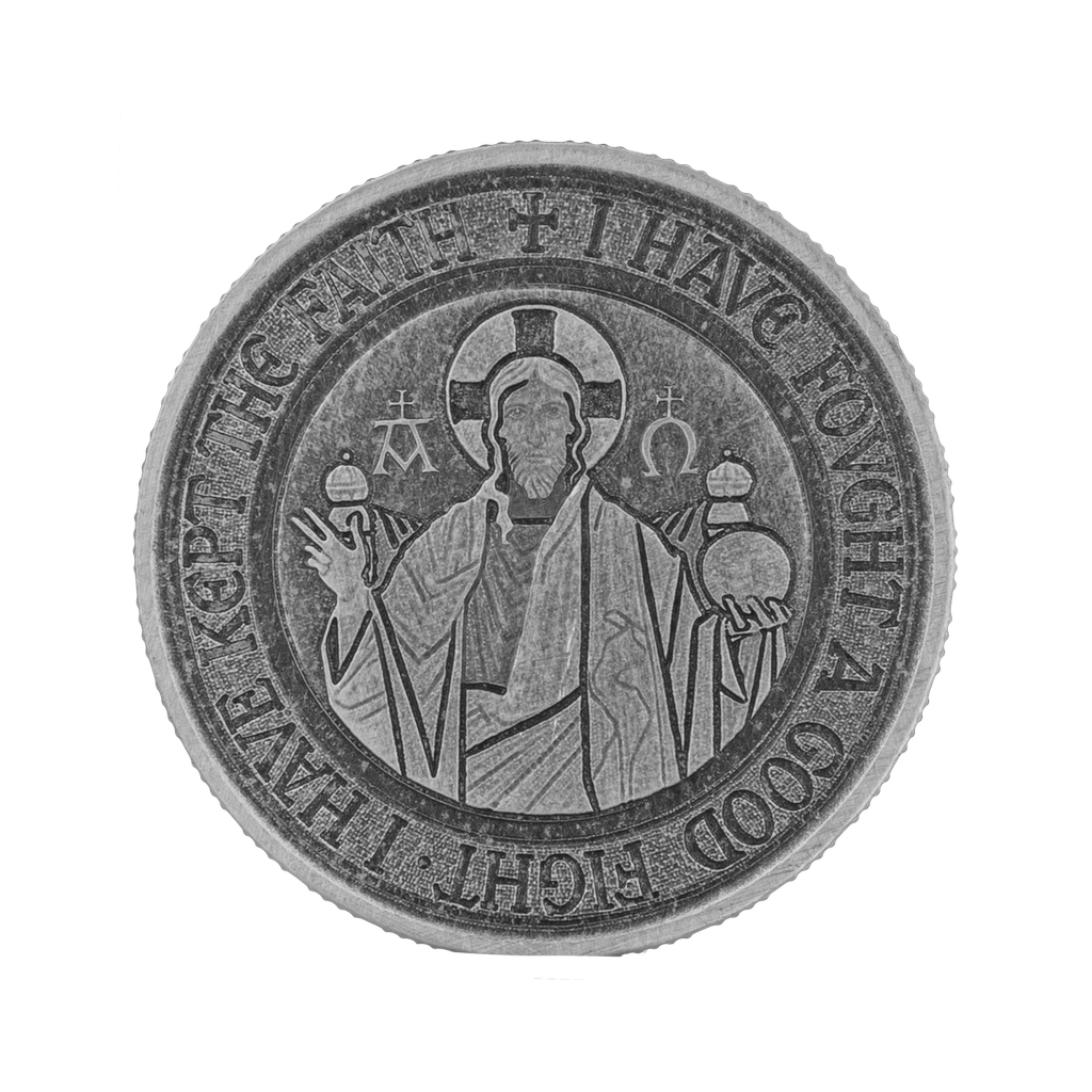 2021 Samoa Alpha & Omega 1/2 oz Silver Antique Coin