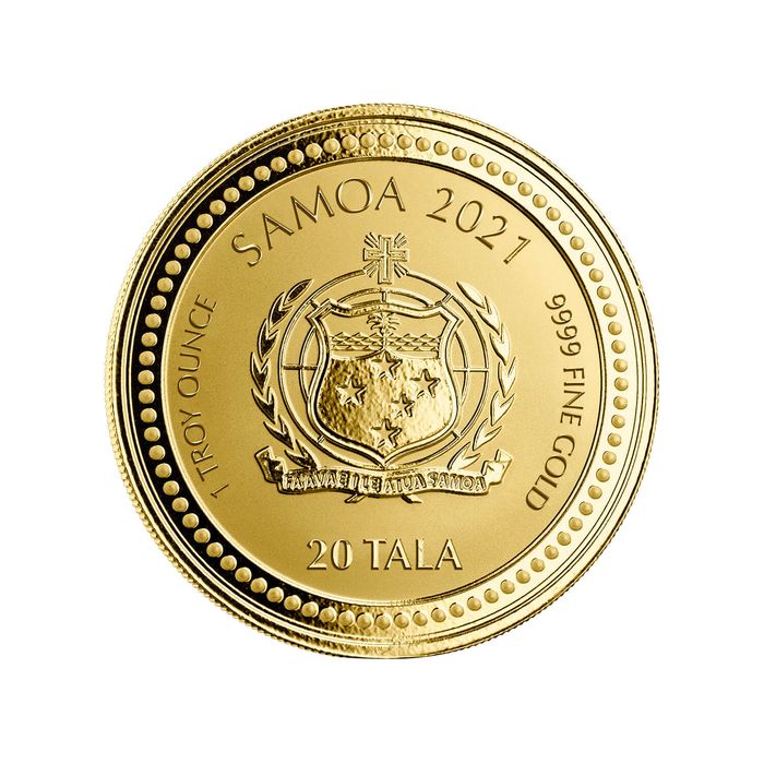 2021 Samoa Alpha & Omega 1 oz Gold Coin