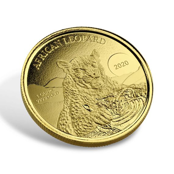 Buy 2020 Ghana African Leopard 1 oz Gold Proof Coin by Scottsdale Mint