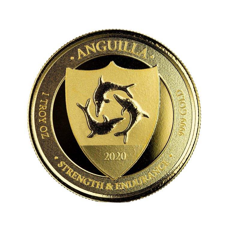 Buy 2020 EC8 Anguilla "Coat of Arms" 1 oz Gold Coin fine silver coins ...