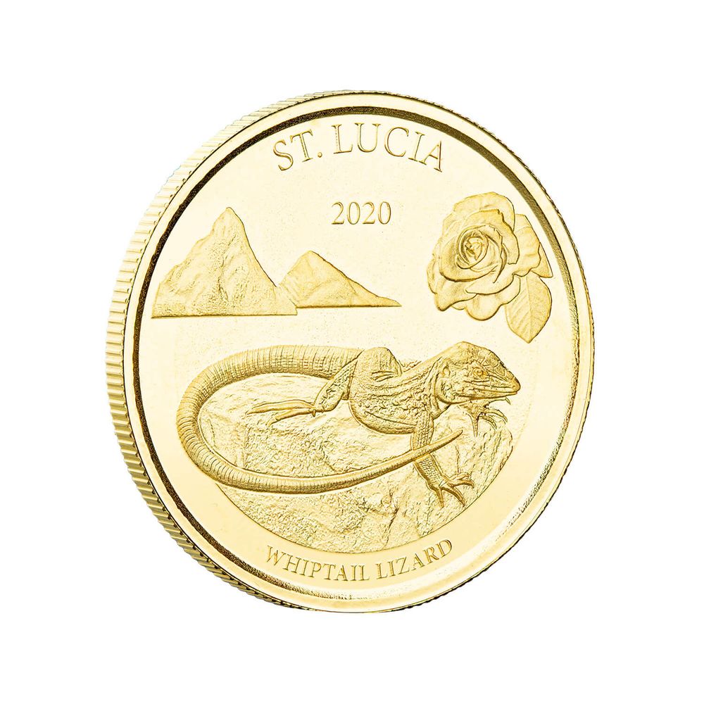 Buy 2020 EC8 St. Lucia "Whiptail Lizard" 1 oz Gold Coin fine silver ...