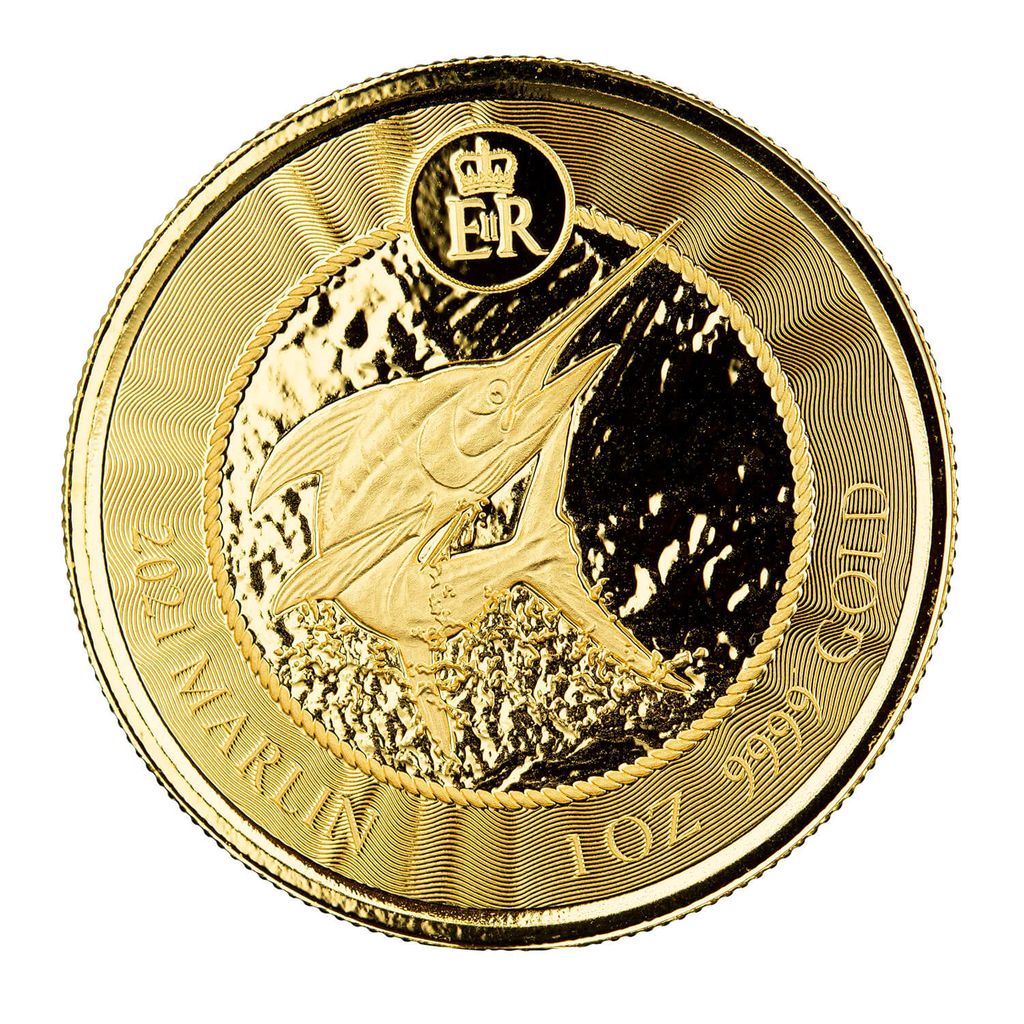 Buy 2021 Cayman Island Marlin 1 oz Gold Coin fine silver coins by ...