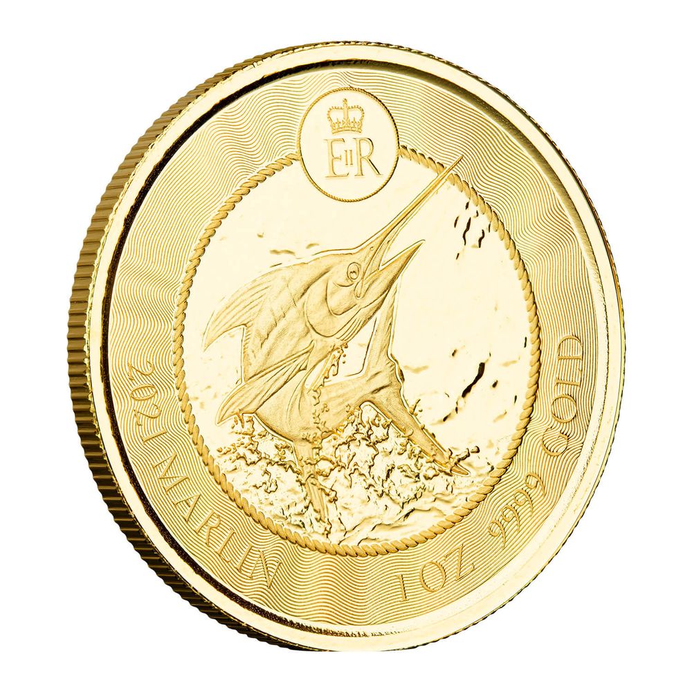 Buy 2021 Cayman Island Marlin 1 oz Gold Coin fine silver coins by ...