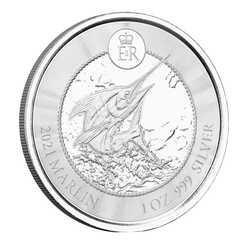 Buy 2021 Cayman Islands Marlin 1 oz Silver Coin by Scottsdale Mint